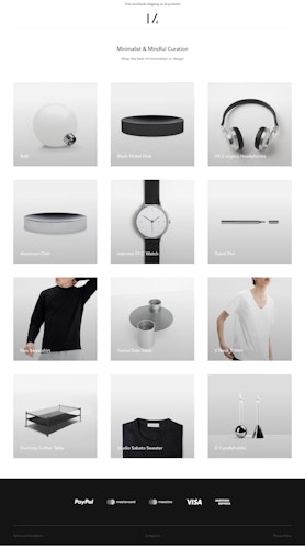 Minimalissimo Shop – Admire The Web