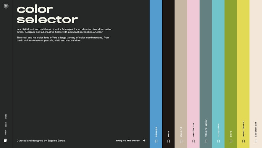 Color Selector – Admire The Web